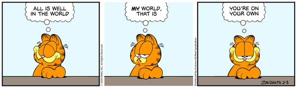 Garfield, February 2020 comic strips | Garfield Wiki | Fandom