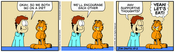Garfield, October 2013 comic strips | Garfield Wiki | Fandom