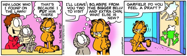 Garfield, July 1999 comic strips | Garfield Wiki | Fandom