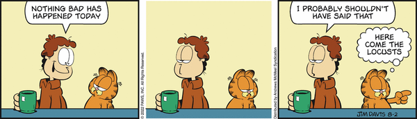 Garfield, August 2022 comic strips | Garfield Wiki | Fandom