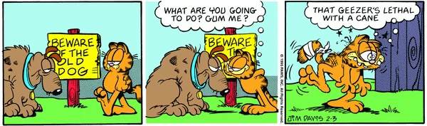 Garfield, February 1995 comic strips | Garfield Wiki | Fandom