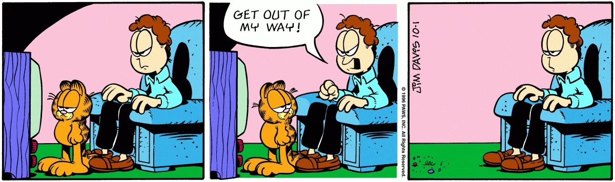 Garfield, October 1996 comic strips | Garfield Wiki | Fandom