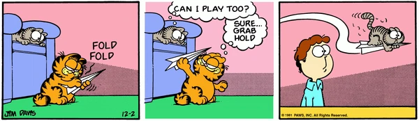 Garfield, December 1981 comic strips | Garfield Wiki | Fandom