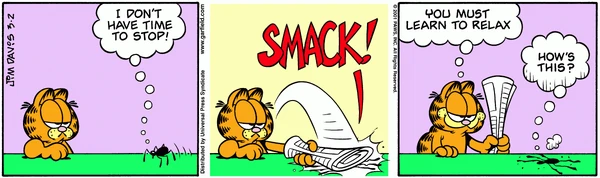 Garfield, March 2001 comic strips | Garfield Wiki | Fandom