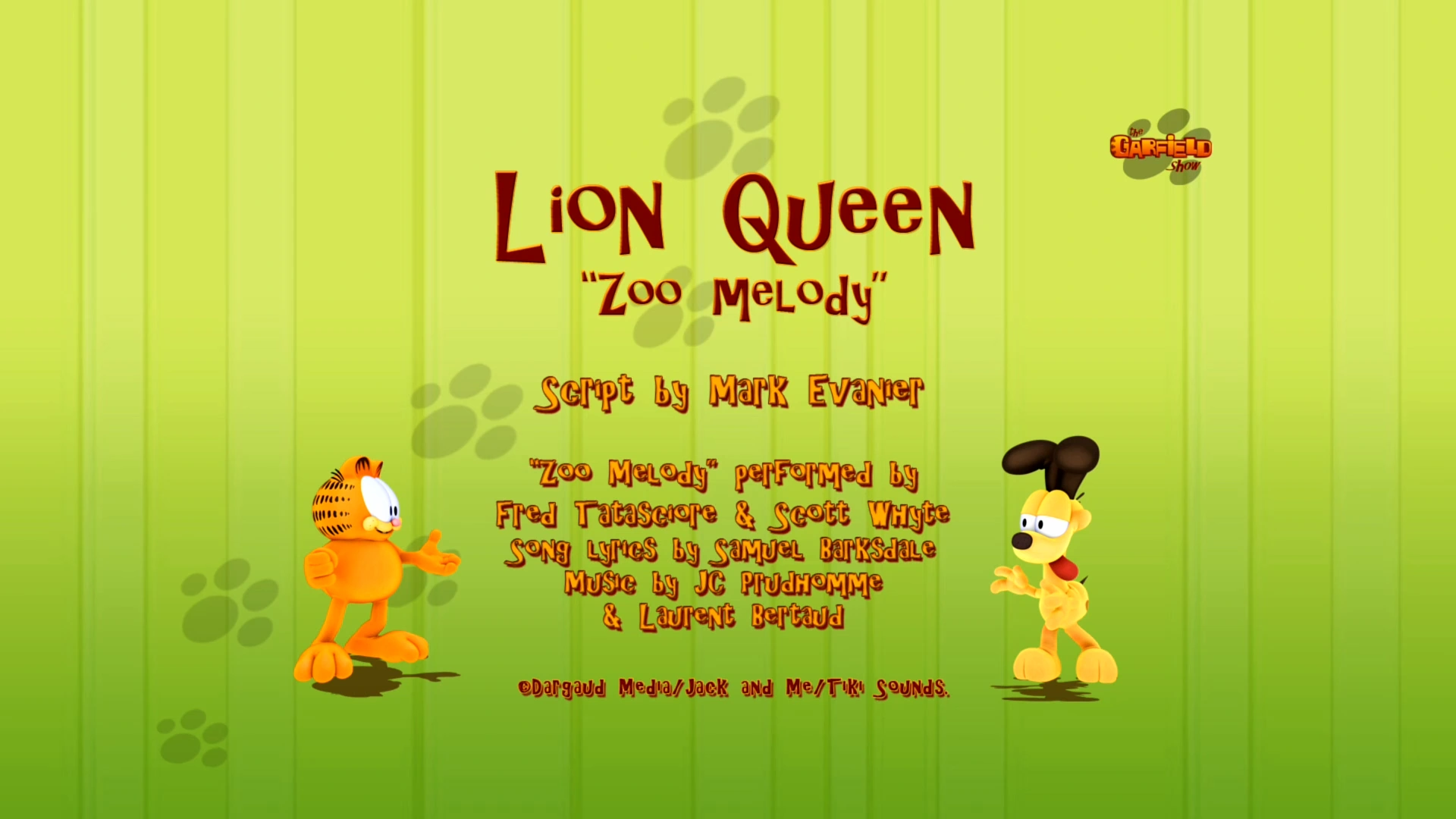 Lion Queen: Zoo Melody | Garfield Wiki | Fandom