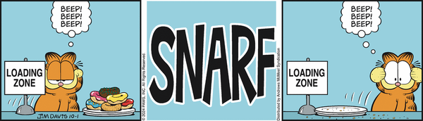 Garfield, October 2024 comic strips | Garfield Wiki | Fandom