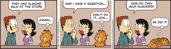 Garfield, July 2022 comic strips | Garfield Wiki | Fandom