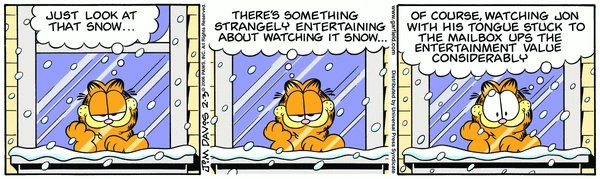 Garfield, February 2006 comic strips | Garfield Wiki | Fandom