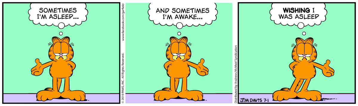Garfield Happy July