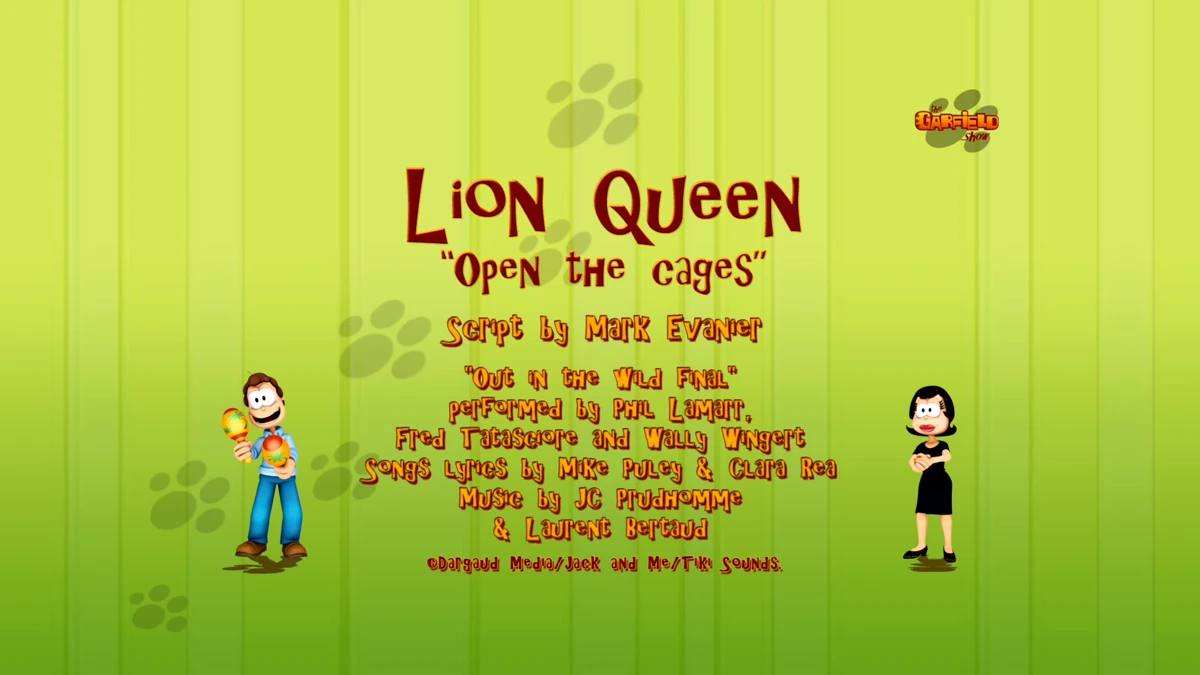 Lion Queen: Open the Cages | Garfield Wiki | Fandom