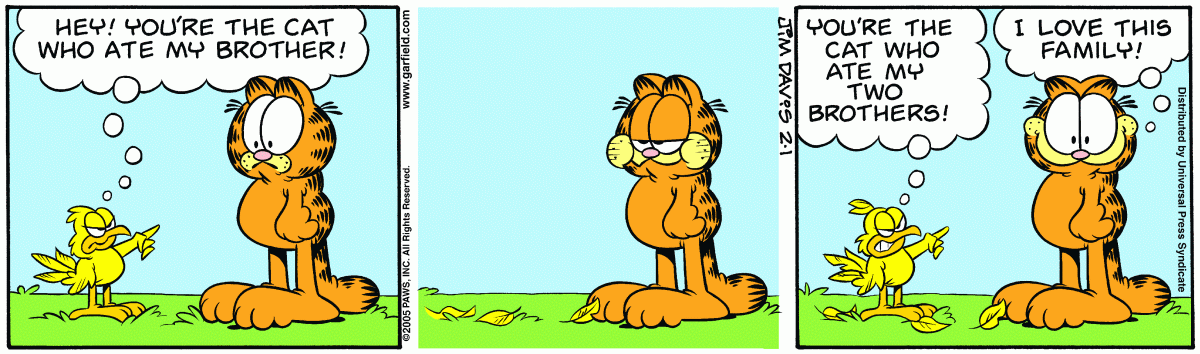 Garfield, February 2005 comic strips | Garfield Wiki | Fandom
