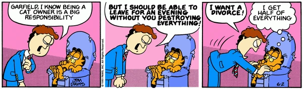 Garfield, June 1983 comic strips | Garfield Wiki | Fandom