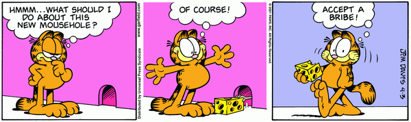 Garfield, April 2001 comic strips | Garfield Wiki | Fandom