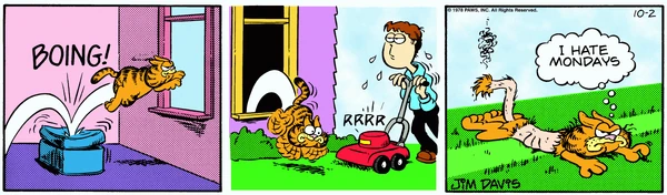 Garfield, October 1978 comic strips | Garfield Wiki | Fandom