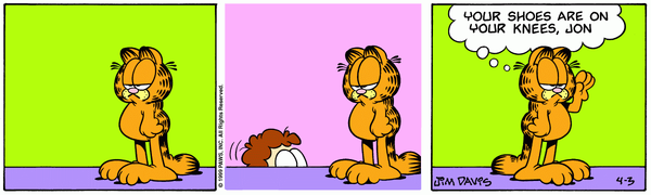 Garfield, April 1999 comic strips | Garfield Wiki | Fandom