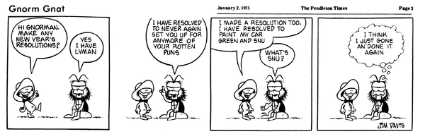 Gnorm Gnat, 1975 comic strips | Garfield Wiki | Fandom