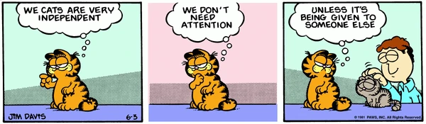 Garfield, June 1981 comic strips | Garfield Wiki | Fandom