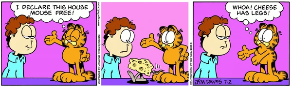 Garfield, July 2004 comic strips | Garfield Wiki | Fandom