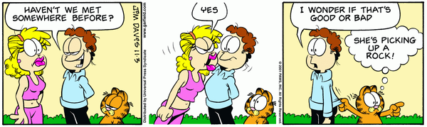 Garfield, November 2001 comic strips | Garfield Wiki | Fandom