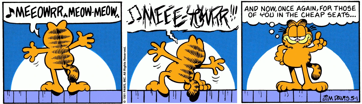 Garfield, May 1991 comic strips | Garfield Wiki | Fandom