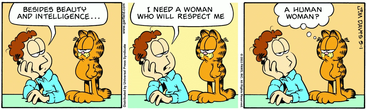 Garfield, May 2002 comic strips | Garfield Wiki | Fandom