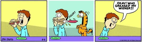Garfield, June 1983 comic strips | Garfield Wiki | Fandom