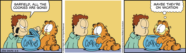 Garfield, March 2022 comic strips | Garfield Wiki | Fandom