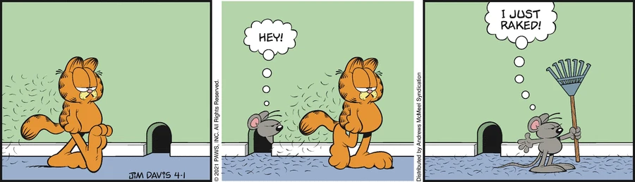 Garfield, April 2021 comic strips | Garfield Wiki | Fandom