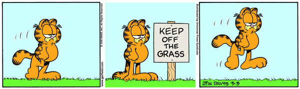 Garfield, March 2006 comic strips | Garfield Wiki | Fandom