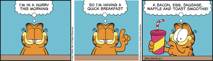 Garfield, May 2021 comic strips | Garfield Wiki | Fandom