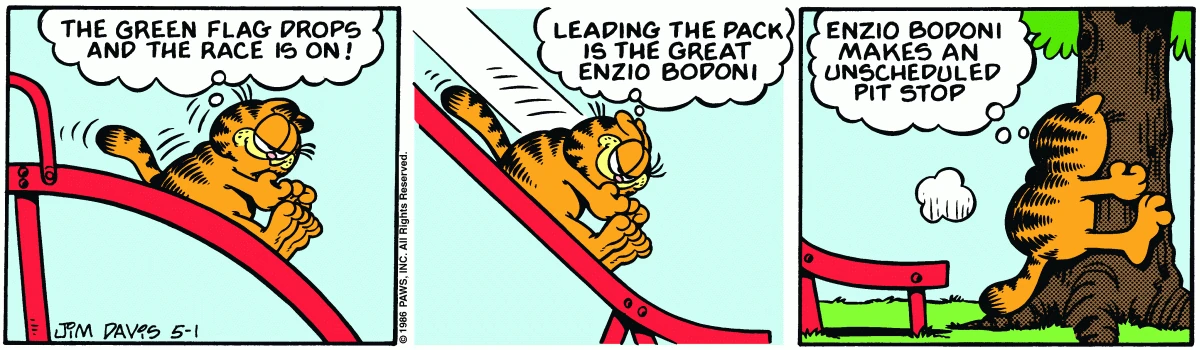 Garfield, May 1986 comic strips | Garfield Wiki | Fandom