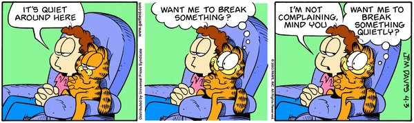 Garfield, April 2003 comic strips | Garfield Wiki | Fandom