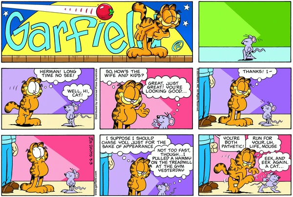 Garfield, March 2002 comic strips | Garfield Wiki | Fandom