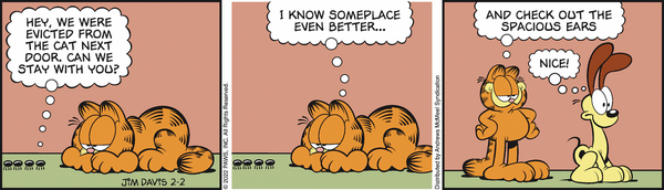 Garfield, February 2022 comic strips | Garfield Wiki | Fandom