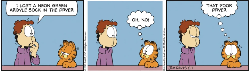 Garfield, August 2023 comic strips | Garfield Wiki | Fandom