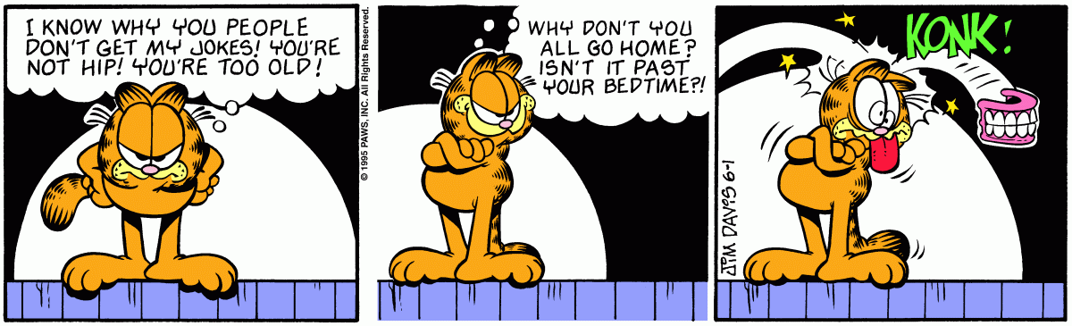 Garfield, June 1995 comic strips | Garfield Wiki | Fandom