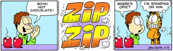 Garfield, December 2001 comic strips | Garfield Wiki | Fandom
