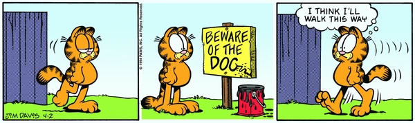 Garfield, April 1994 comic strips | Garfield Wiki | Fandom