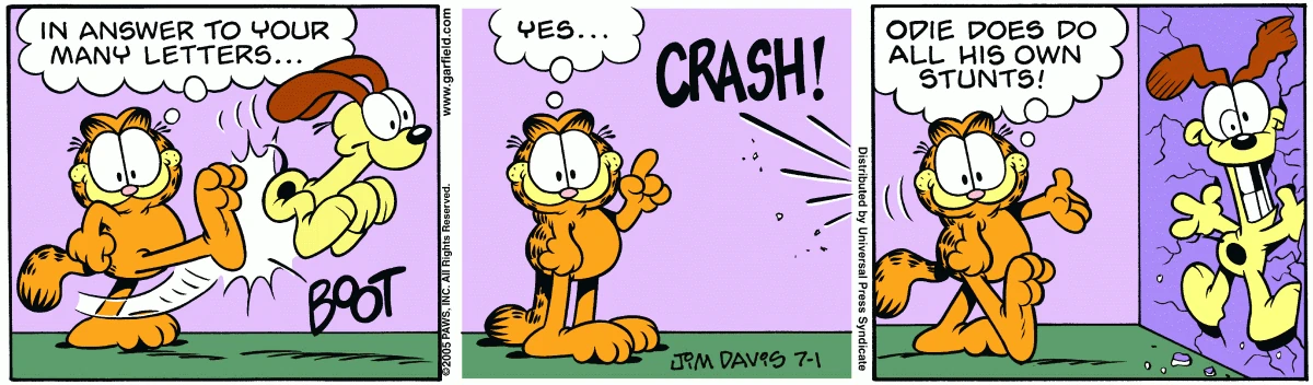 Garfield Happy July