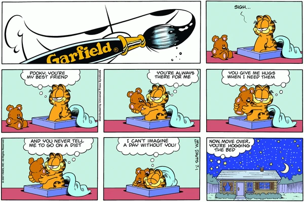 Garfield, July 2007 comic strips | Garfield Wiki | Fandom