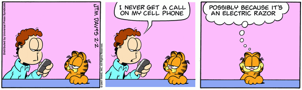 Garfield, February 2007 comic strips | Garfield Wiki | Fandom