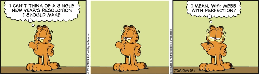 Garfield, January 2025 comic strips | Garfield Wiki | Fandom