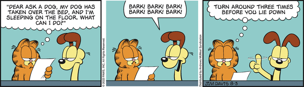 Garfield, August 2022 comic strips | Garfield Wiki | Fandom