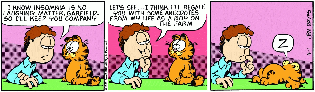 Insomnia Comic Strip