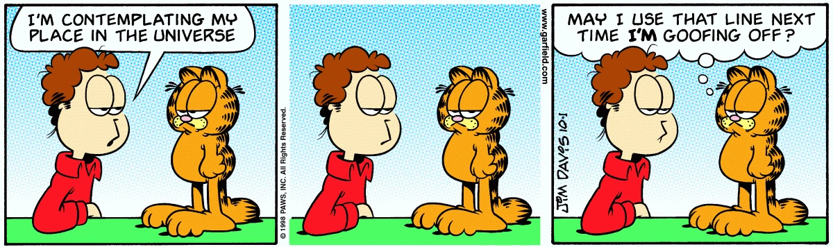 Garfield, October 1998 comic strips | Garfield Wiki | Fandom