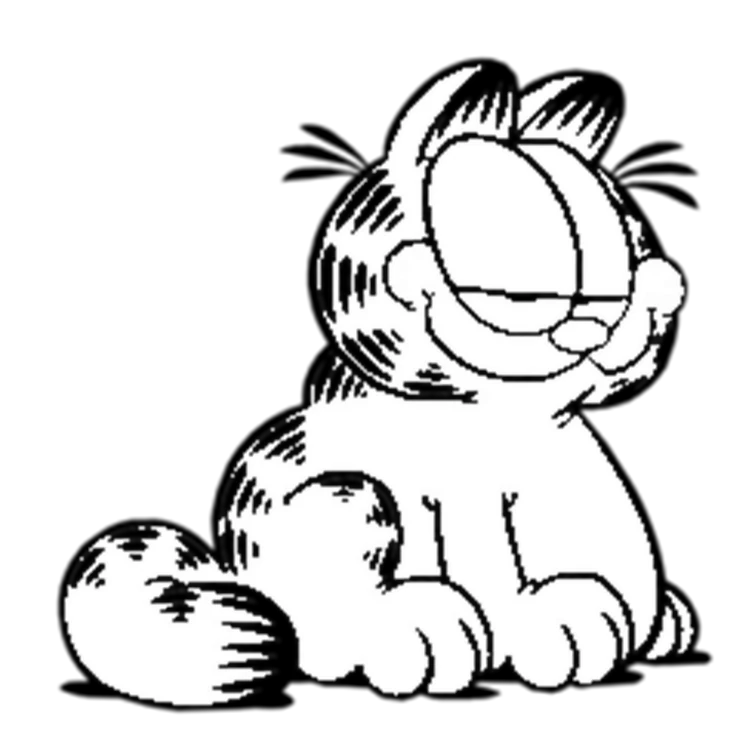 Black and White Garf | Garfs Wiki | Fandom
