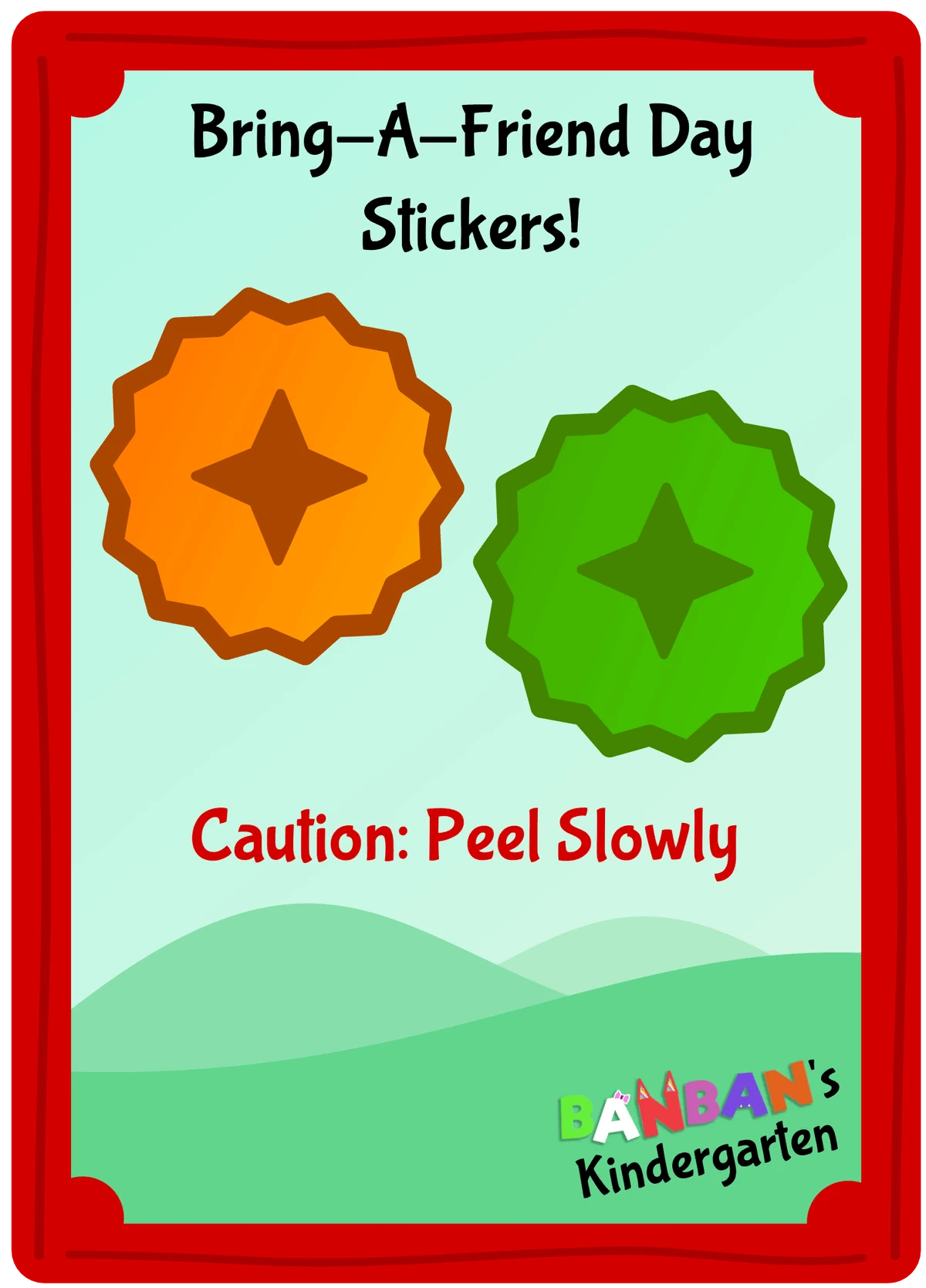 Bring a Friend Day Stickers | Garten of Banban Wiki | Fandom