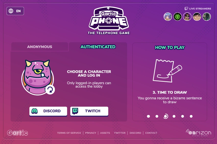 Gartic Phone Drawing Game🥒 Descubra o mundo colorido e divertido do 12 bets