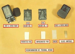 M258A1 Personal Decontamination Kit | Gas Mask and Respirator Wiki | Fandom