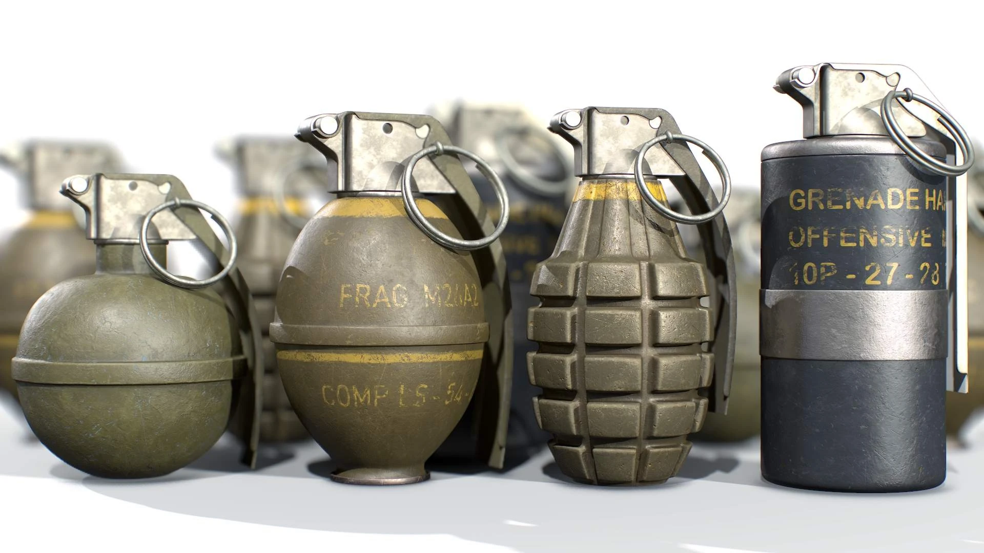 Modern Grenade Types